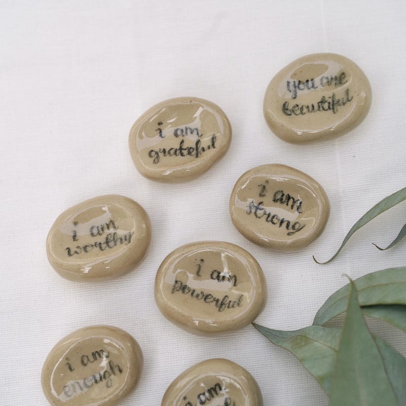 Affirmation Stones - Etsy
