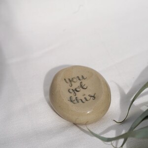 Worry Stone / Wishing Stone / Thumb Stone With Affirmations - Etsy