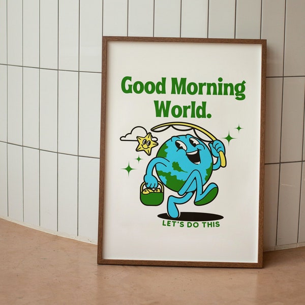 Good Morning Print - Etsy