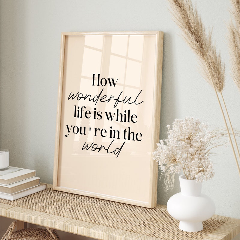 How Wonderful Life - Etsy