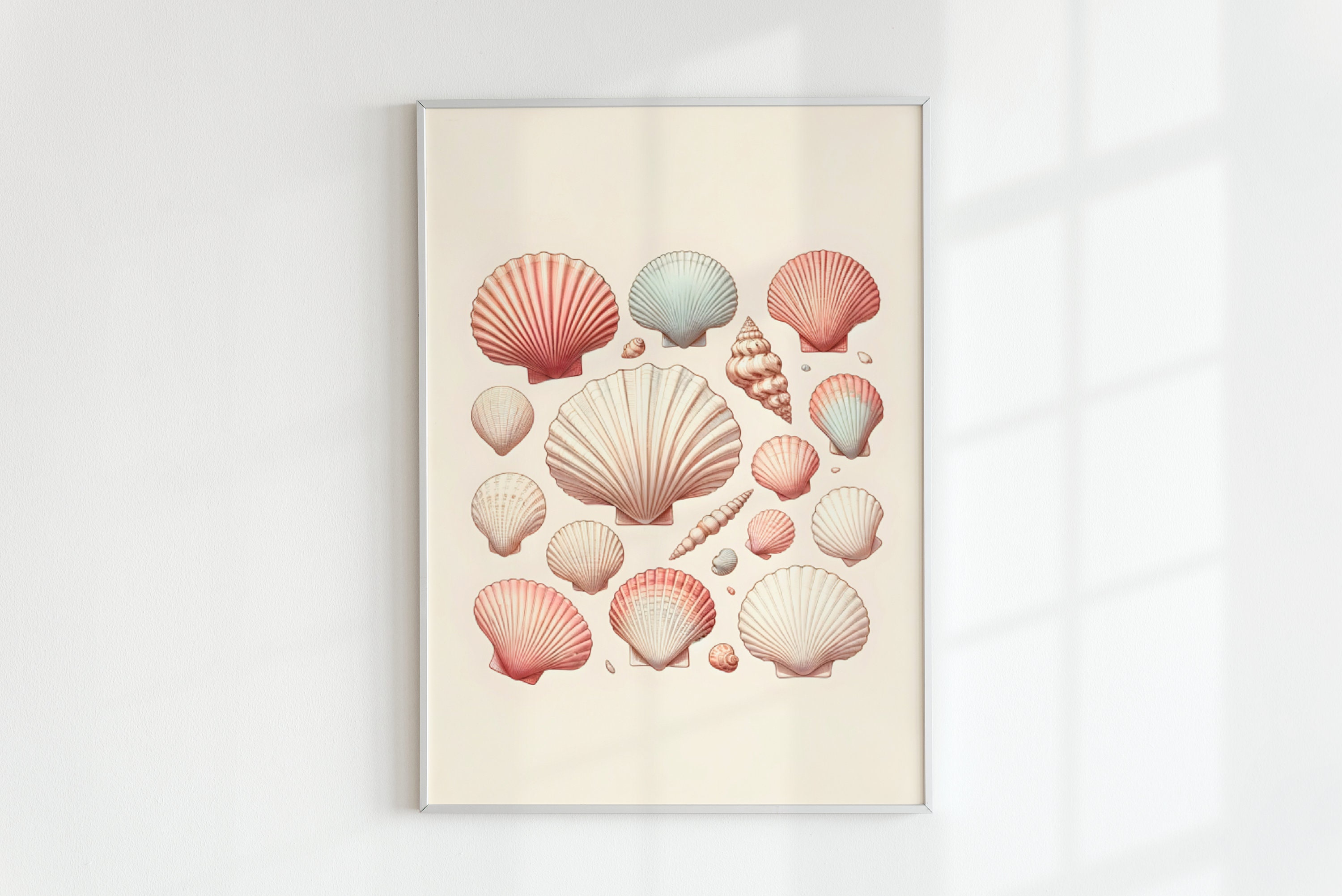 Coastal Cowgirl Decor, Seashell Art, Beachy Room Decor, Surf Poster ...
