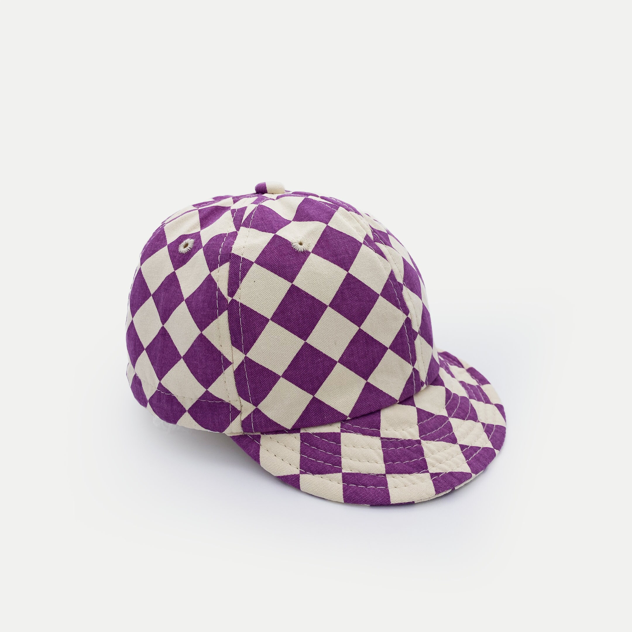Checkered Kids Baseball Cap L Size-adjustable Cappie in Check - Etsy