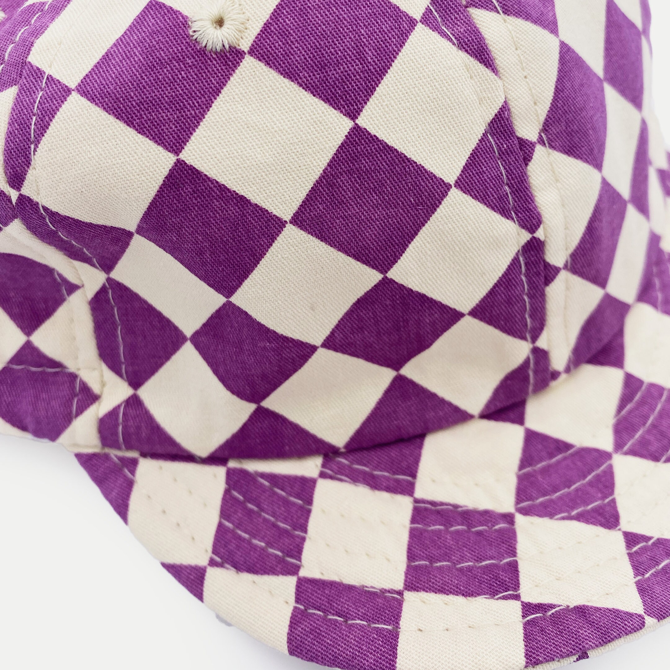Checkered Kids Baseball Cap L Size-adjustable Cappie in Check - Etsy