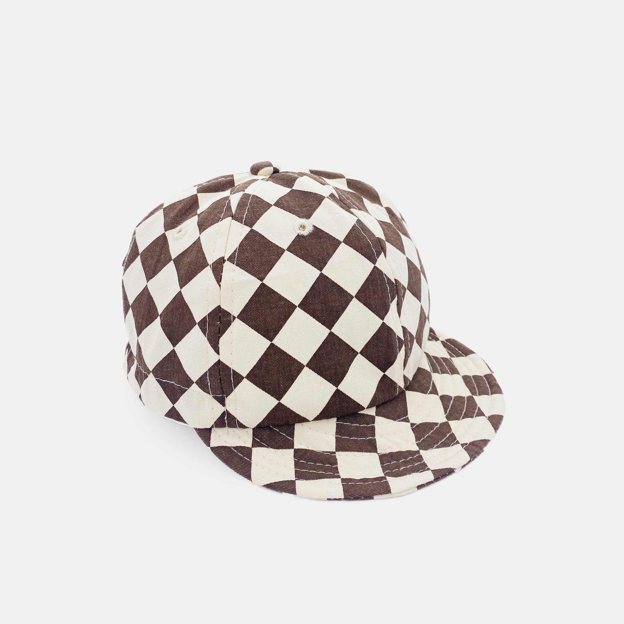 Checkered Kids Baseball Cap L Size-adjustable Cappie in Check - Etsy