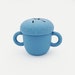 Snack Drinking Cup Silicone for Children Toddlers Blue - Etsy