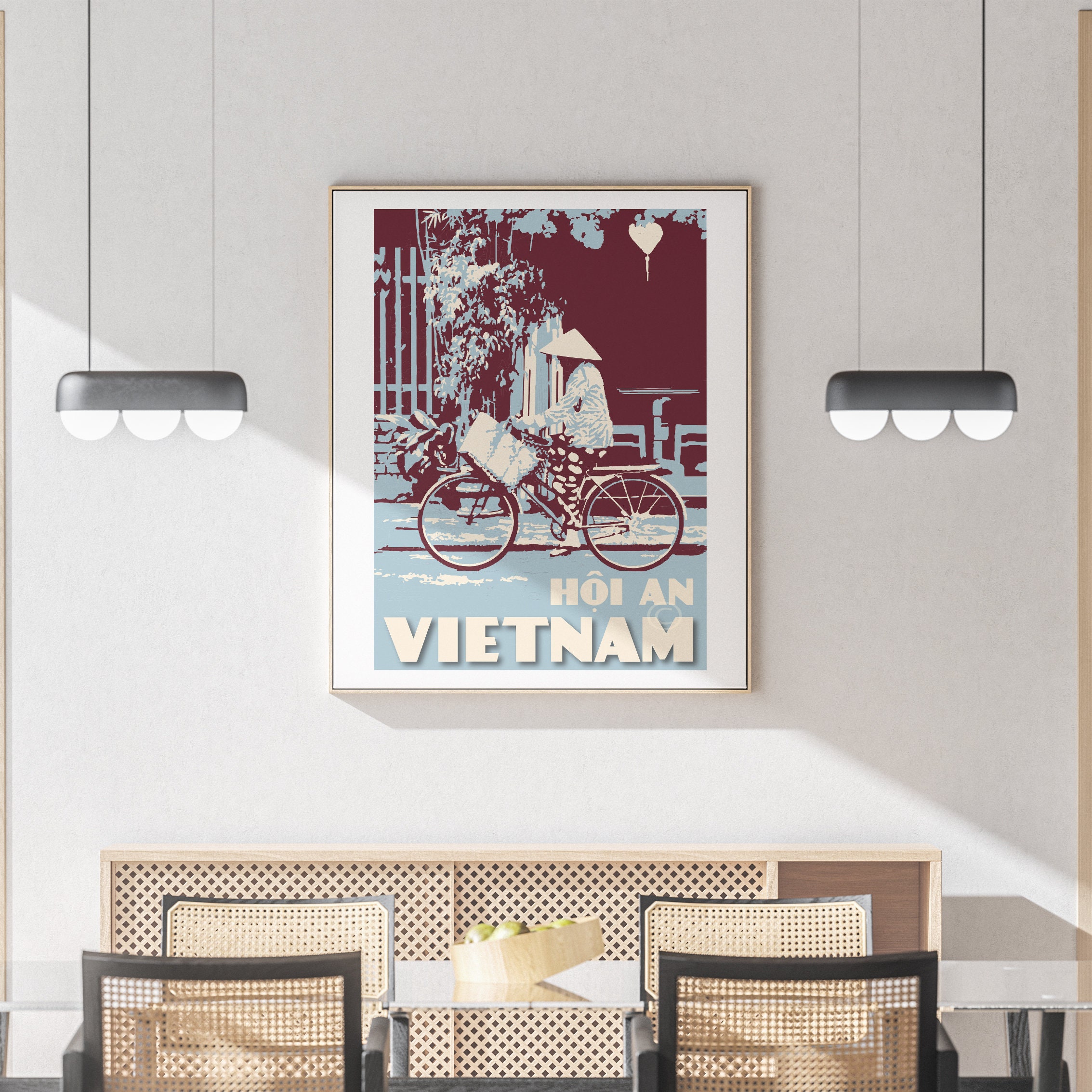 Vietnam Poster Hoi an Print - Etsy