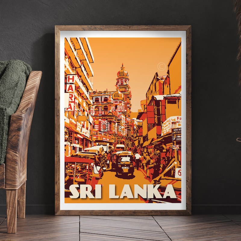 Sri Lanka Poster - Etsy