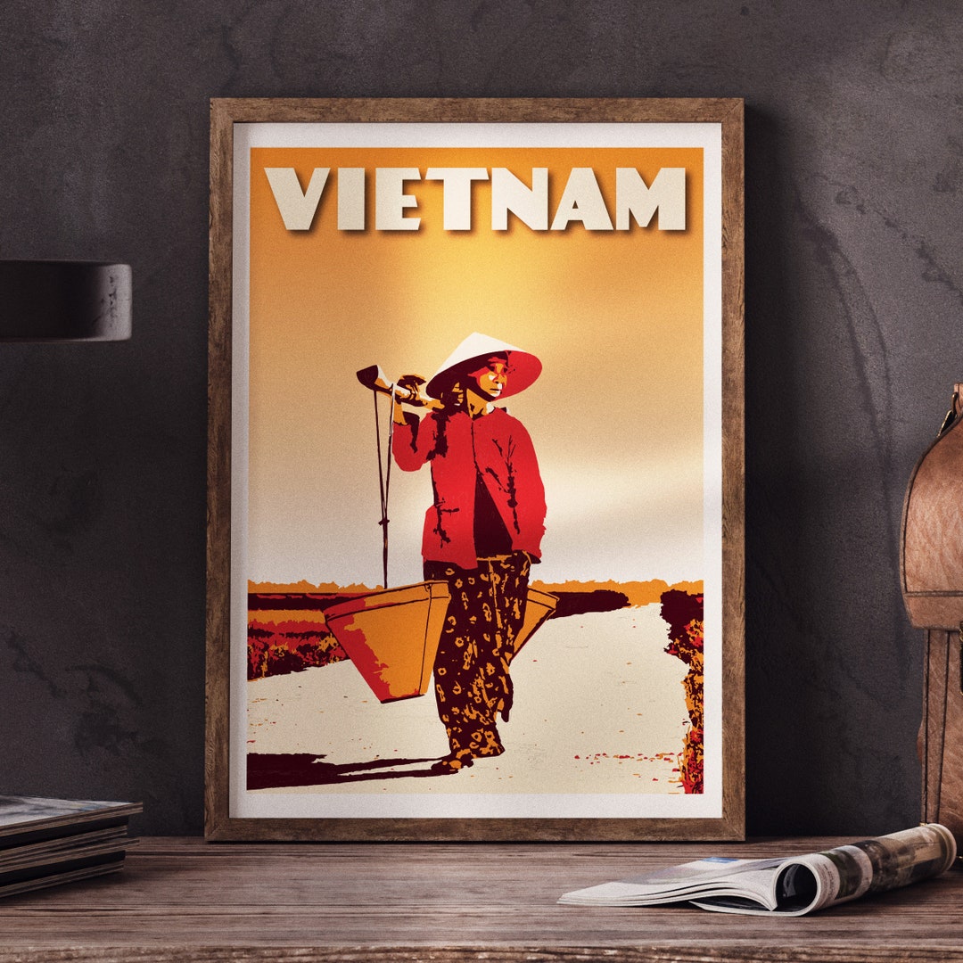 Vietnam Poster | Bamboo Yoke Print - Etsy