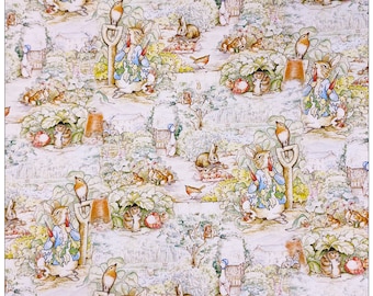 Beatrix Potter Fabric - Etsy