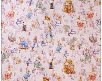 Peter Rabbit Fabric Cotton Cartoon Fabric Animation Fabric by the Half ...
