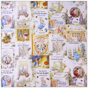 Peter Rabbit Fabric Beatrix Potter Fabric Cotton Cartoon Fabric ...