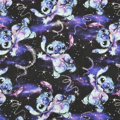 Stitch Fabric Blue Koala Fabric Cotton Cartoon Fabric - Etsy