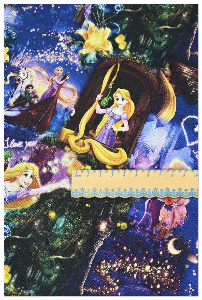 Disney Dreams Tangled Fabric Princess Rapunzel Fabric Cotton - Etsy