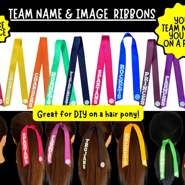 Sports Team Ribbon - Etsy