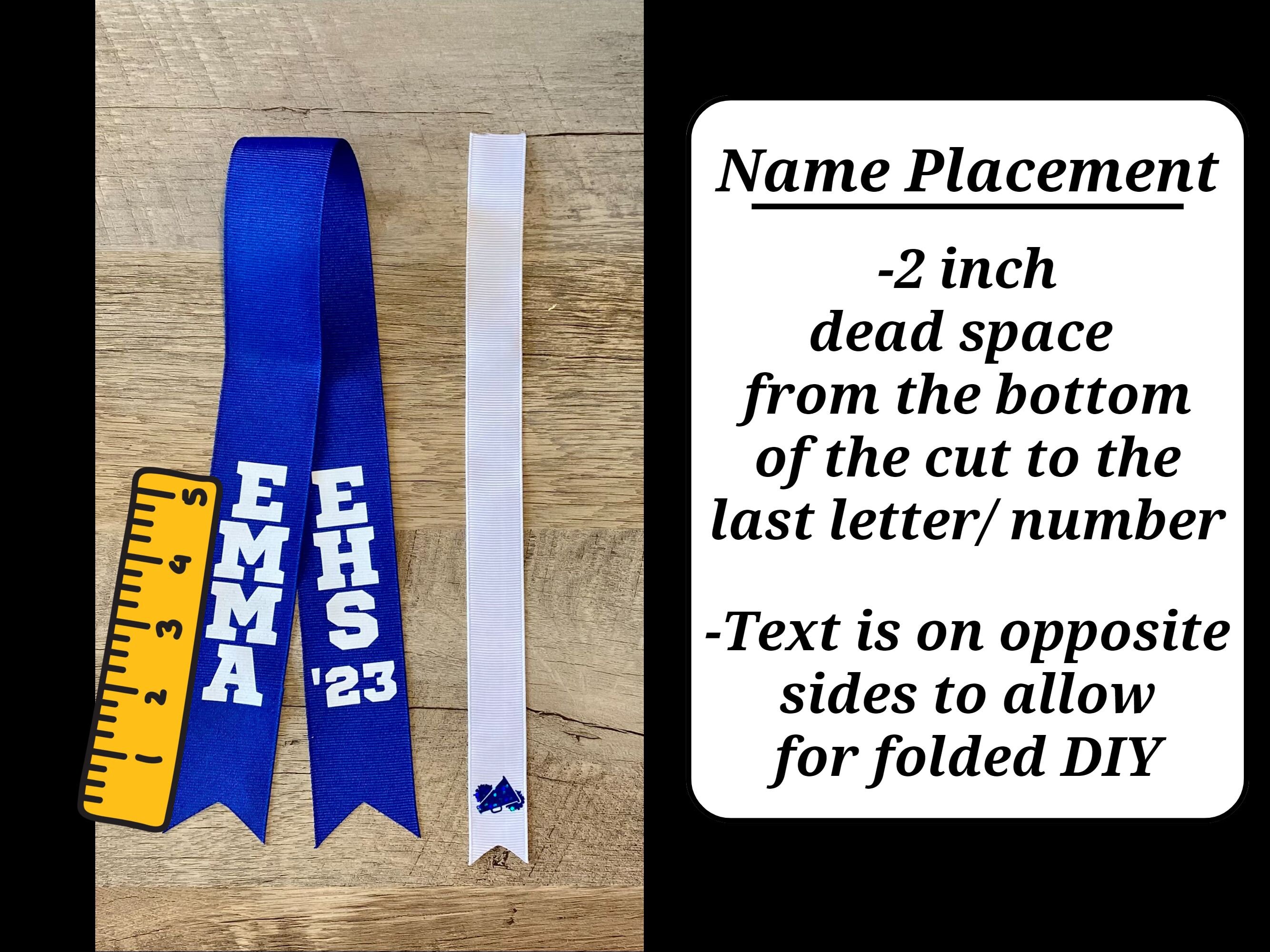 Personalized Cheer Ribbons for DIY Projects Ideal for Buttons - Etsy