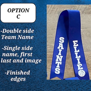 Personalized TEAM Ribbon DIY Kit for Volleyball, Softball, Dance, Pom ...