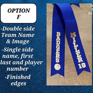 Personalized TEAM Ribbon DIY Kit for Volleyball, Softball, Dance, Pom ...
