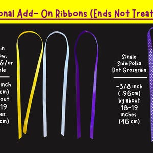 Personalized Ribbons Hair Sporty Pony Good for All Sports, Cheer ...
