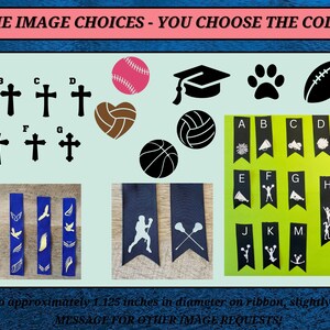 Personalized TEAM Ribbon DIY Kit for Volleyball, Softball, Dance, Pom ...