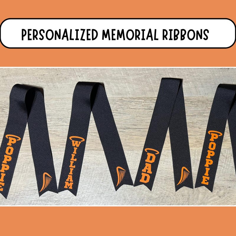 Memorial Ribbon - Etsy