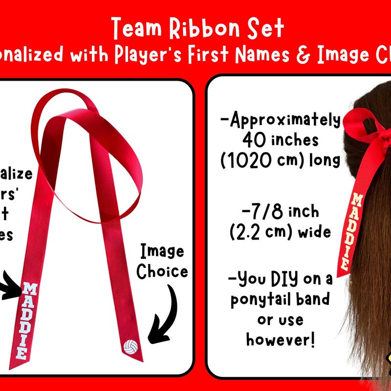 Sports Team Ribbon - Etsy