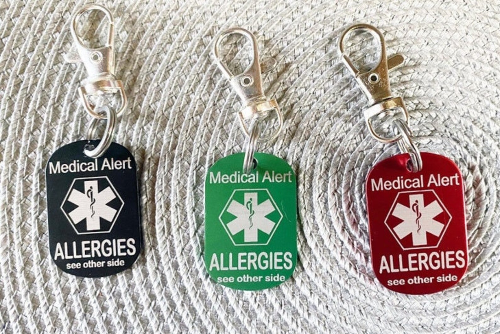 Personalised Pendant and Medical Alert Dog Tag Medical Alert Necklace ...
