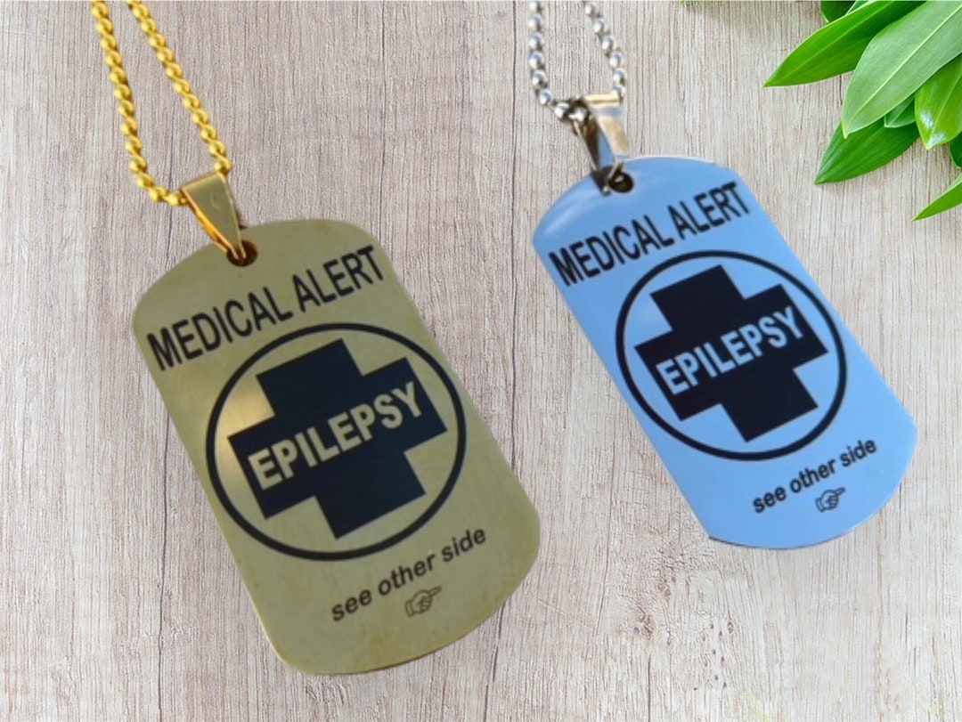 Personalised Medical Alert ID Pendant Medical Alert Personalised ...