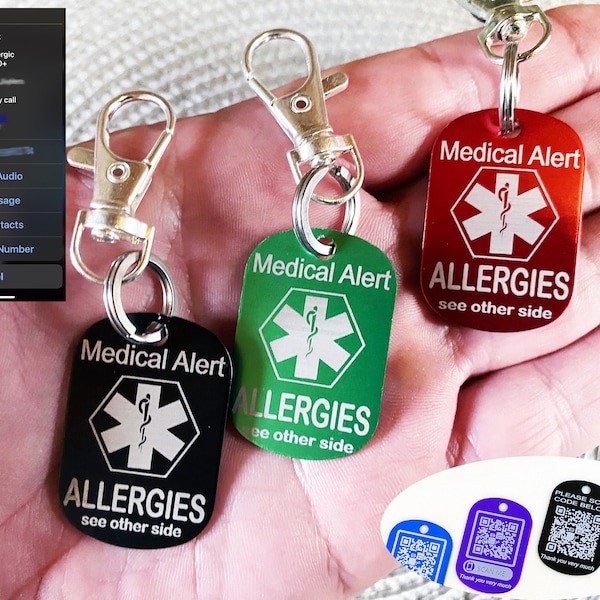 Medical Alert Bracelet Qr Code - Etsy