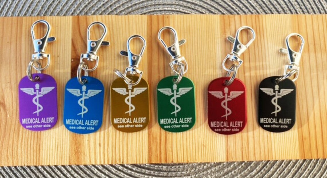 I.C.E Medical Tag Emergency ID Medical Alert Personalised Alert ...