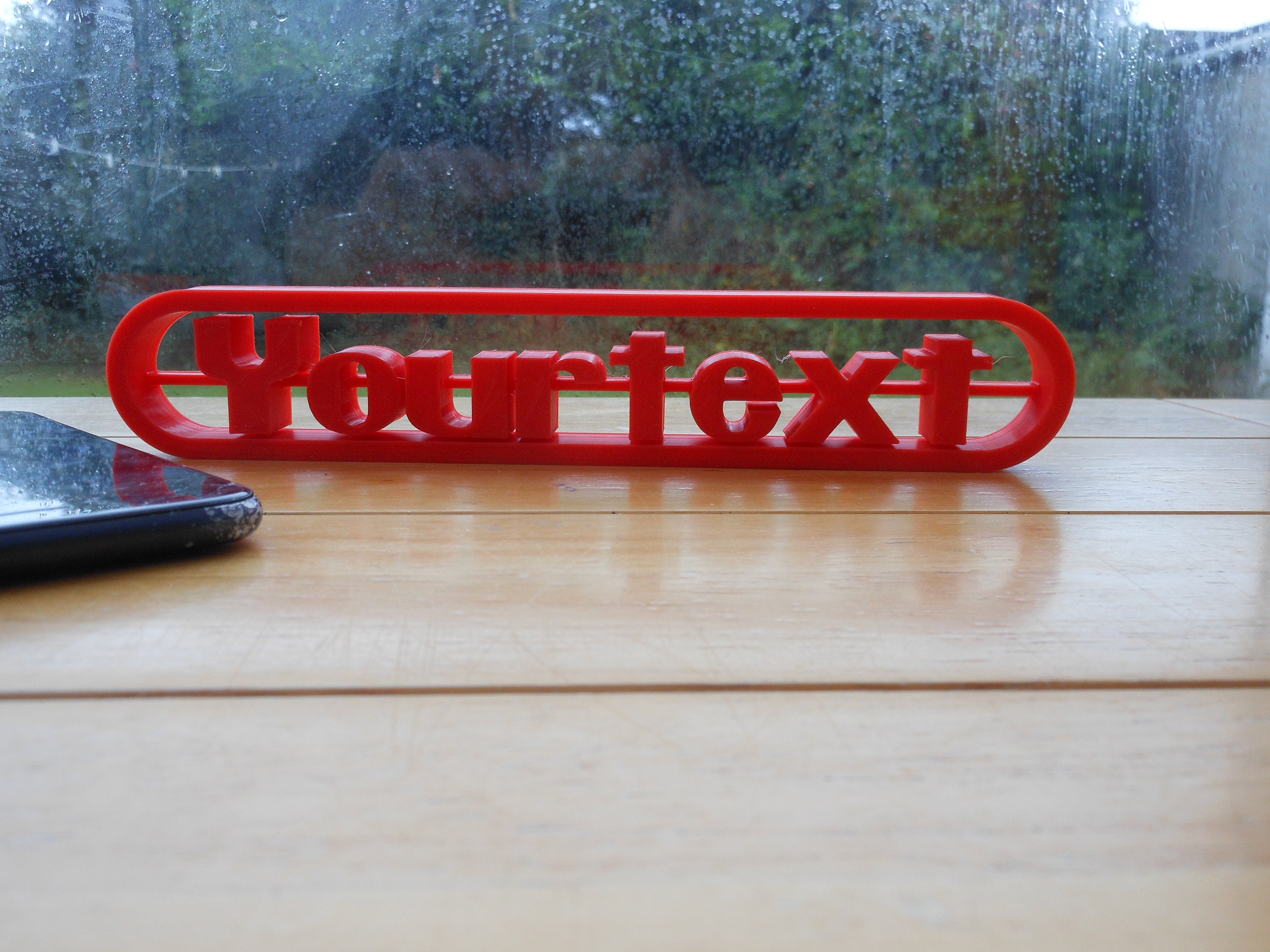 Custom Name Plate, Nintendo Font, Personalized Desk Name Plaque, Desk ...