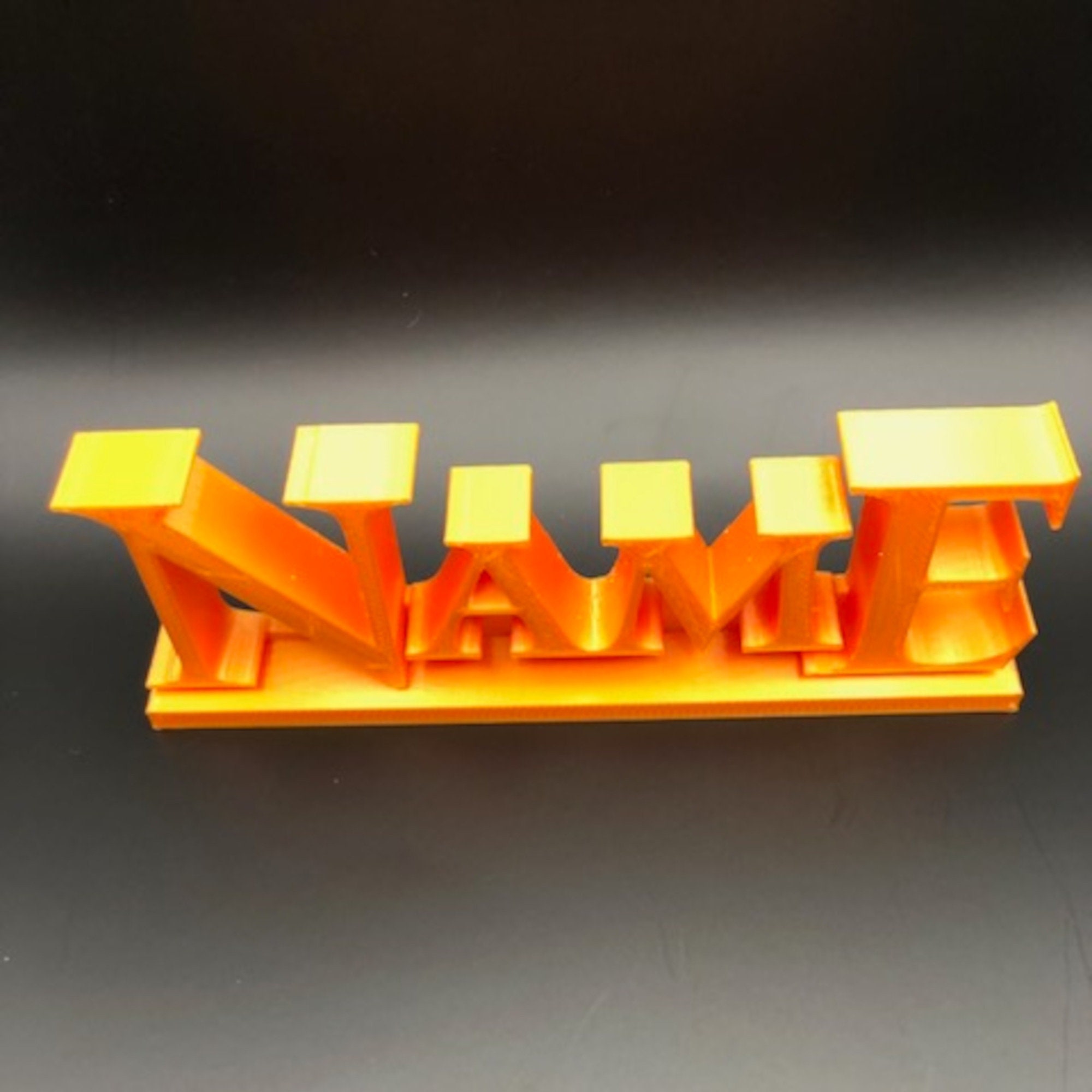 Custom Name Plate Elden Ring Font Personalized Desk Name - Etsy UK