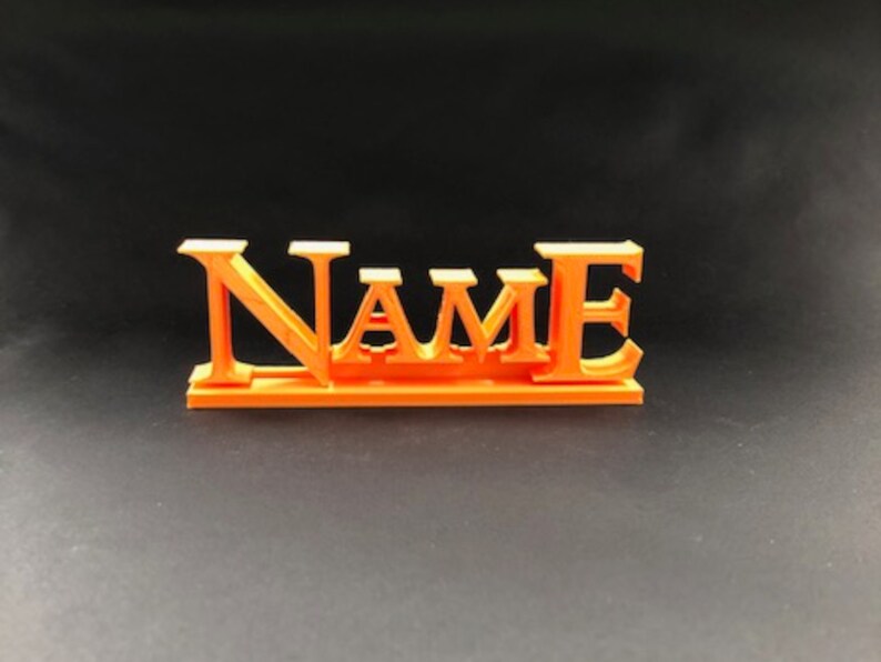 Custom Name Plate Elden Ring Font Personalized Desk Name - Etsy UK