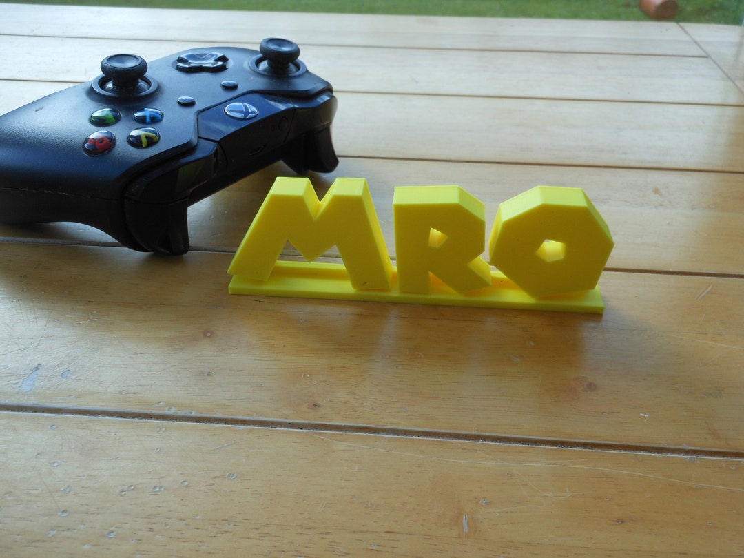 Custom Name Plate, Mario Font, Personalized Desk Name Plaque, Desk Gift ...