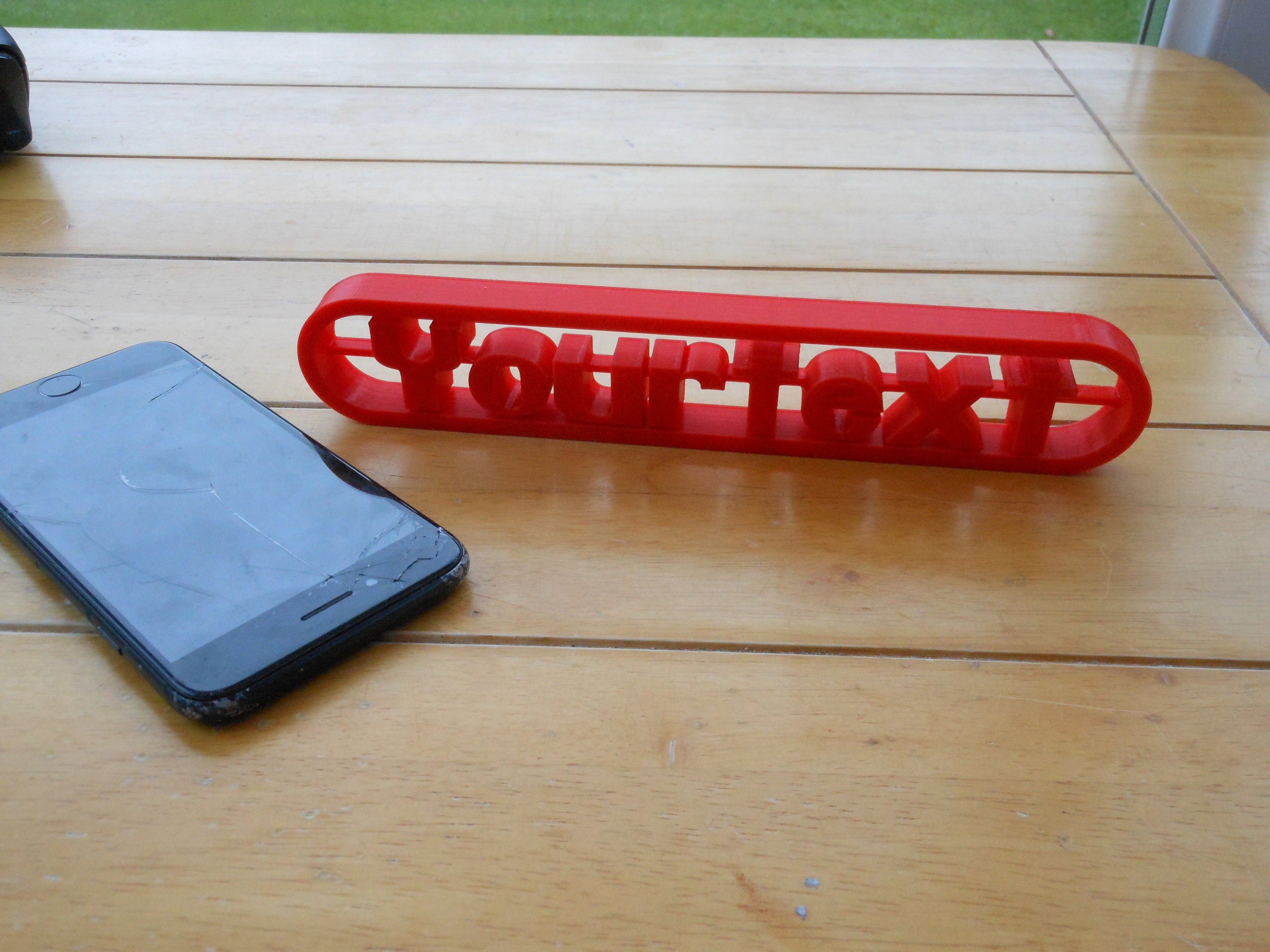 Custom Name Plate, Nintendo Font, Personalized Desk Name Plaque, Desk ...