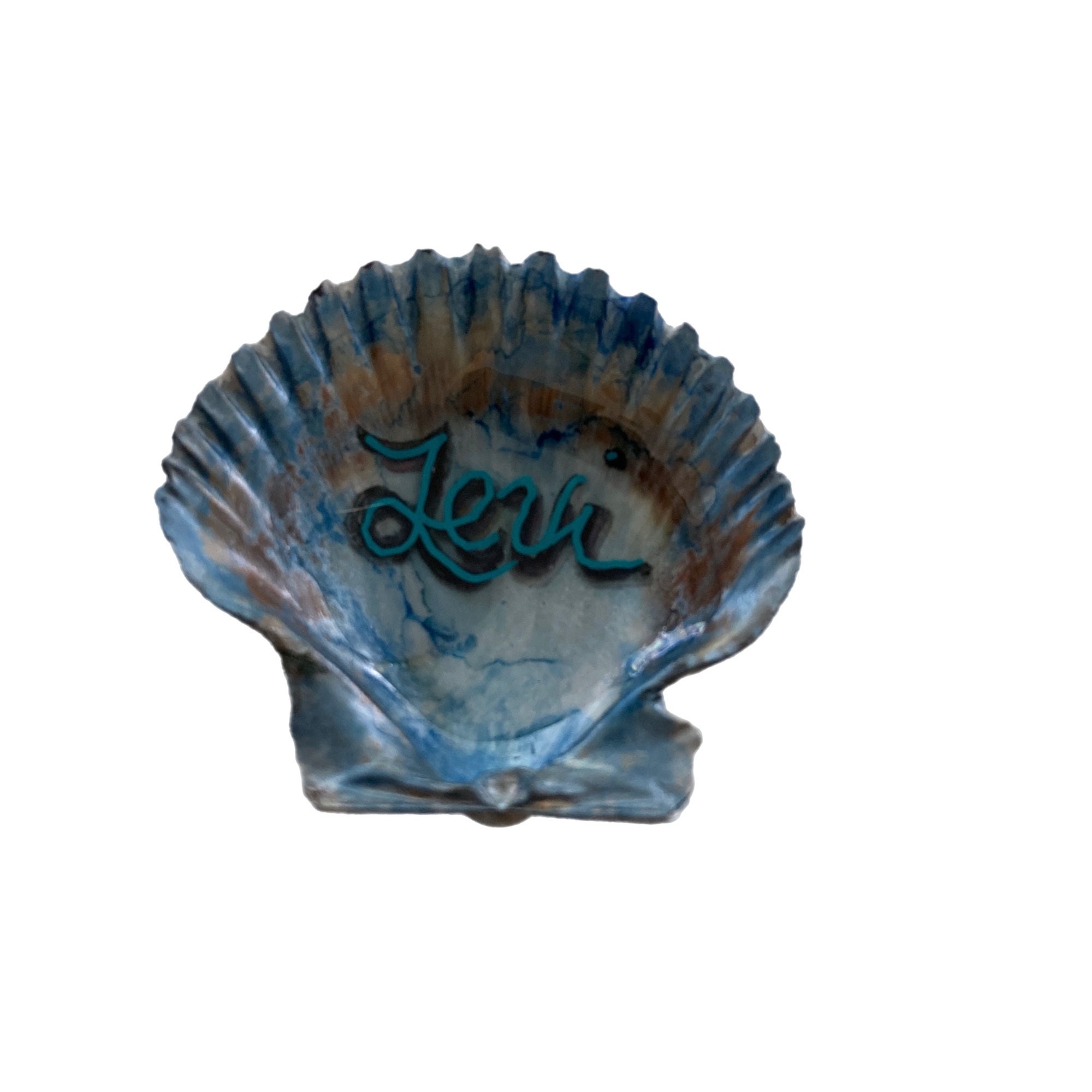 Resin and Shell Ash Tray/personalized /jewelry/coin Dishes/smudge ...