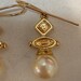 Signed Vintage Swarovski Swan Logo Pearl and Crystal Gold - Etsy