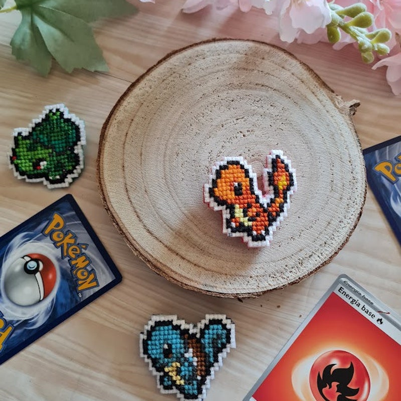 Charmander Pixel Art - Etsy