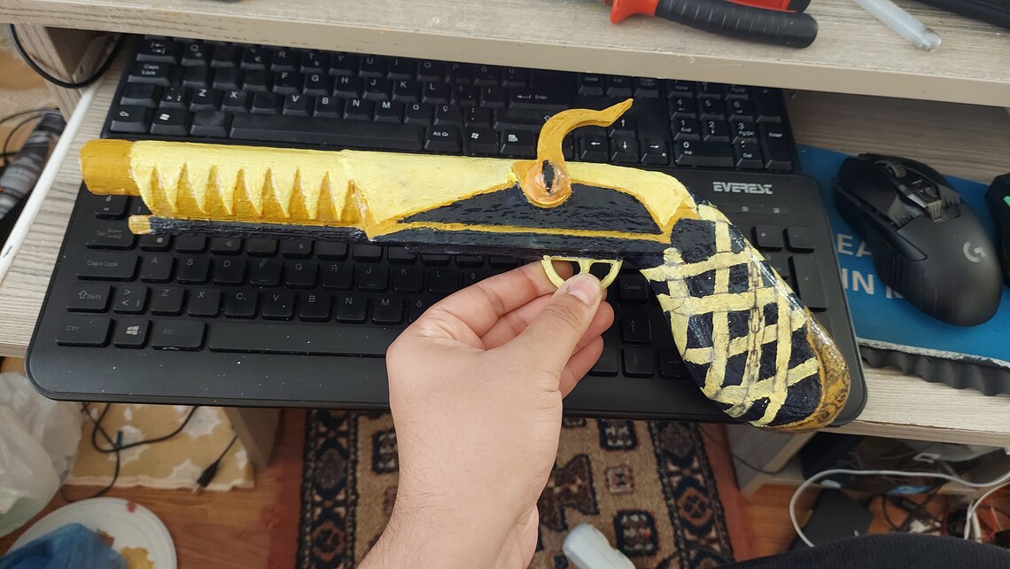 Blitzo's Gun Helluva Boss - Etsy