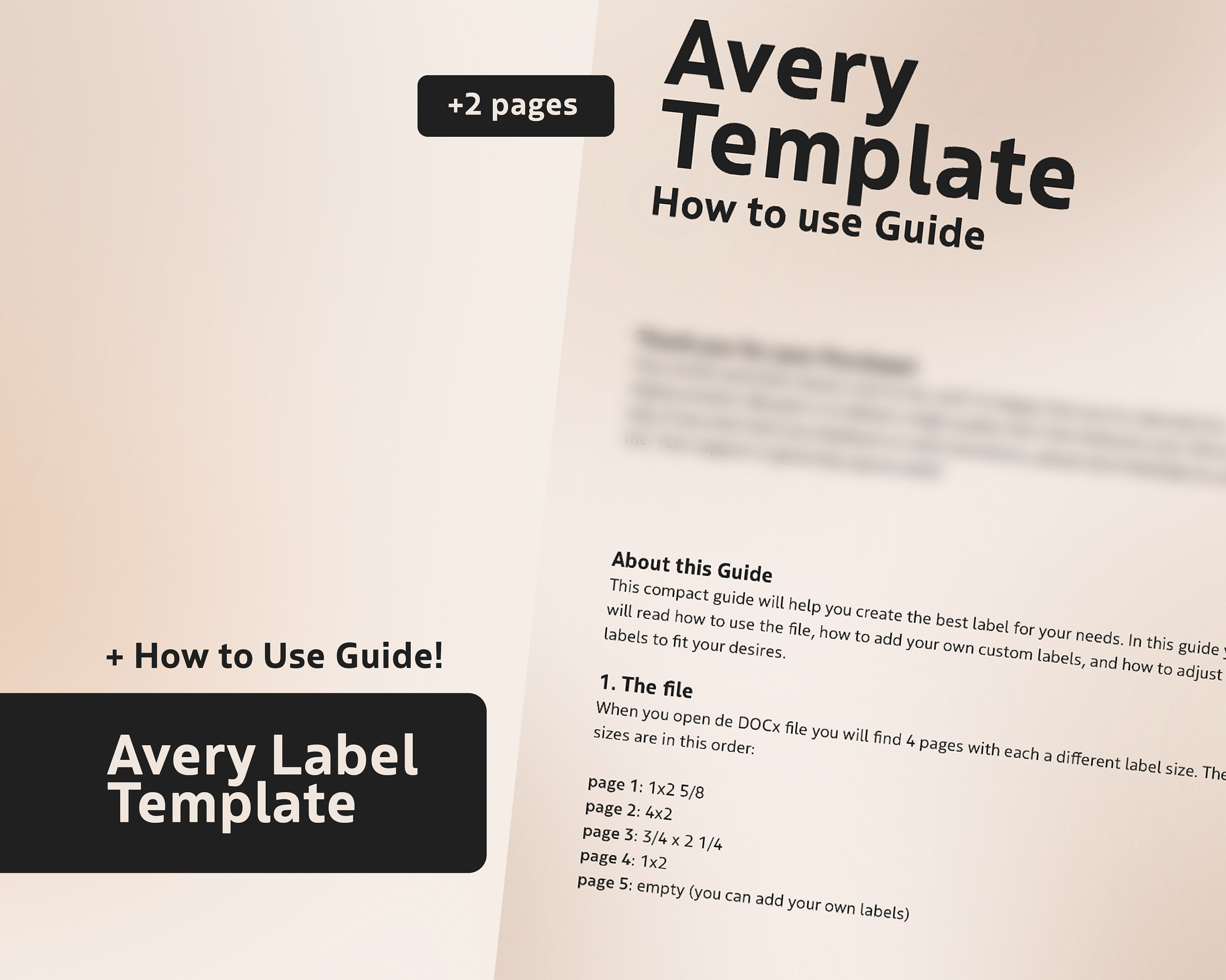 Avery Template, Label Template, Avery Envelope Address and Return Label ...