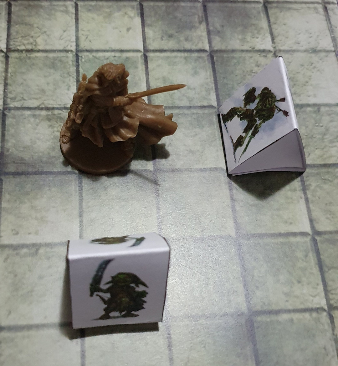 10 PCS Printable Customizable Enemy Token / Pawns for Rpg Roleplay ...