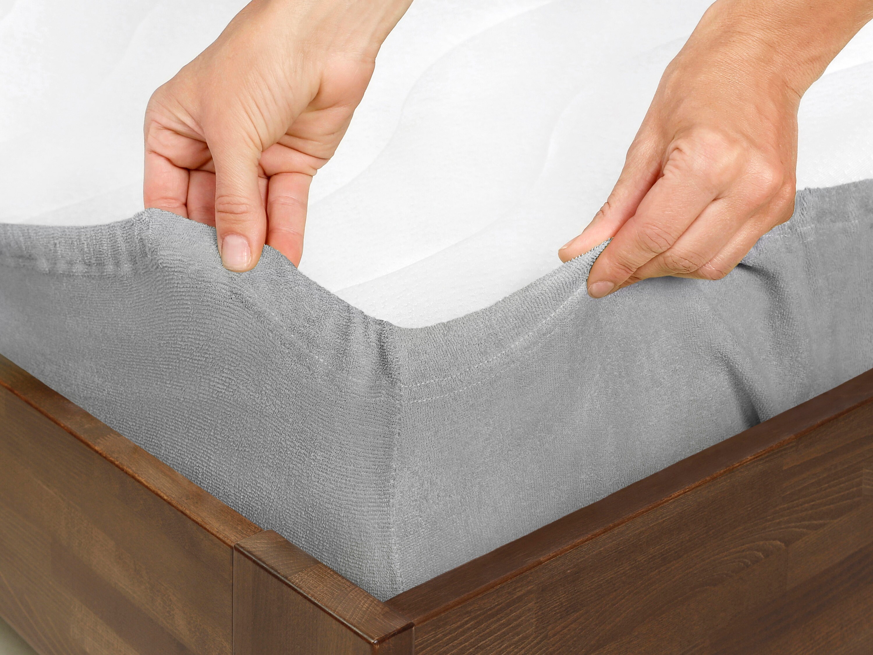 Terry Bed Sheet With Tension Elastic 90x200 Cm, 90x220 Cm, 140x200 Cm ...