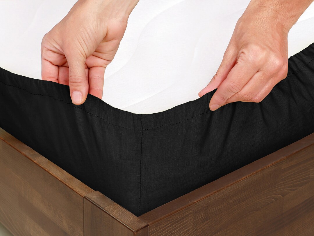 Basic Cotton Stretch Sheet 90x200 Cm Black, Gray, Brown, Beige, Blue ...