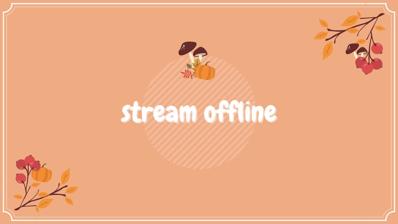Twitch Overlays, Twitch Streaming Overlays, Fall Twitch Overlays ...