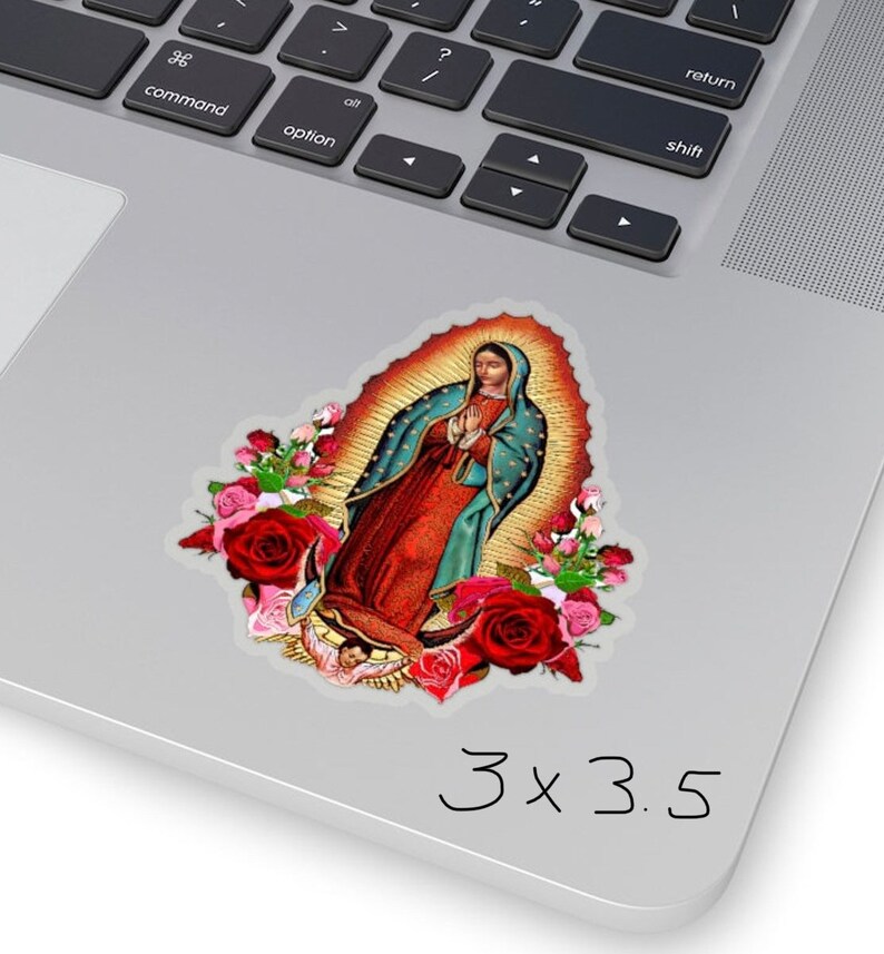 Virgin of Guadalupe Sticker Virgin Mary - Etsy