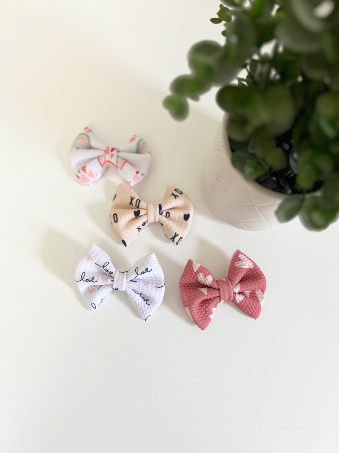 Baby Girl Bow With Alligator Clips, Bows for Toddler, Baby Girl Hair ...