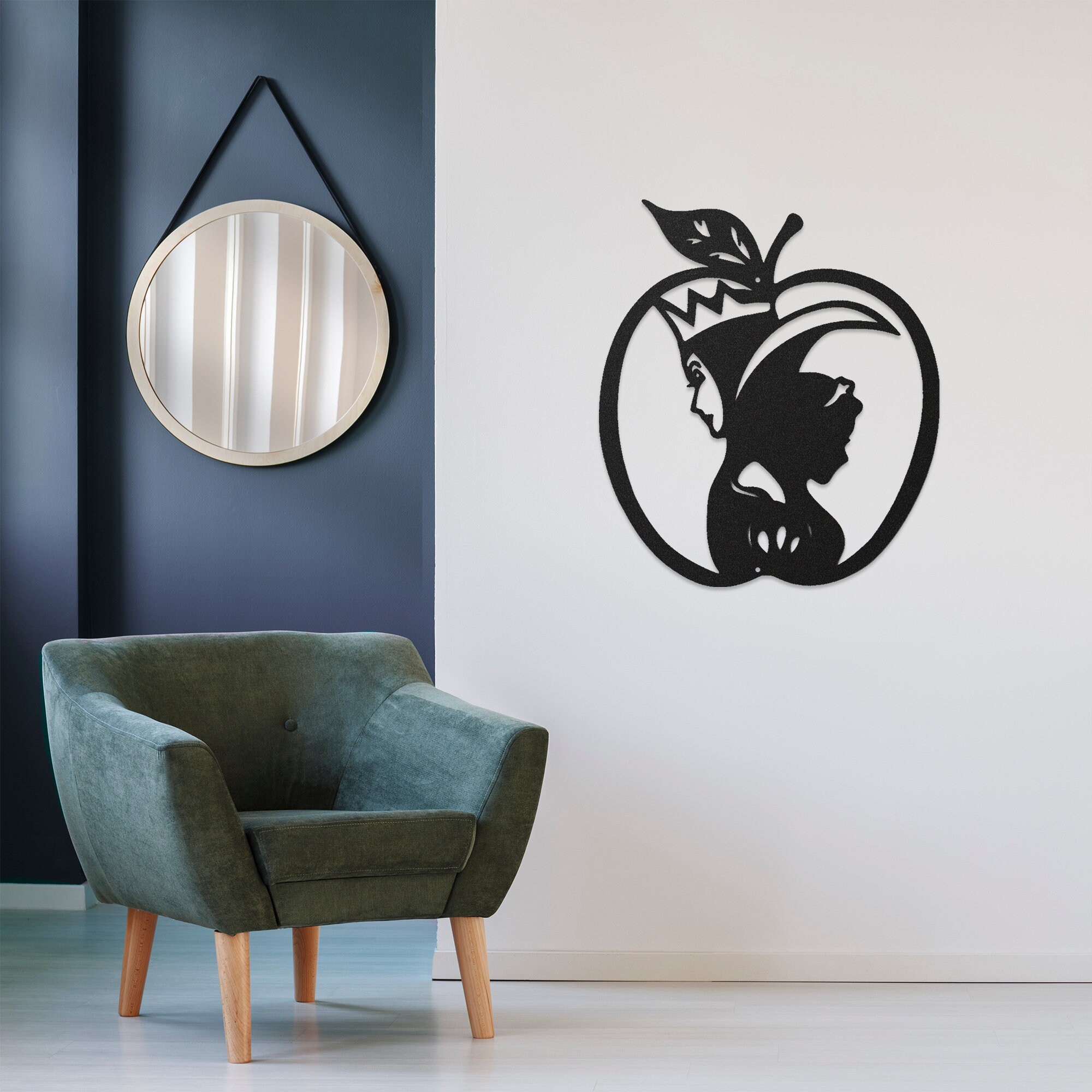 Snow White Witch Poison Apple Metal Sign Poison Apple Sign - Etsy