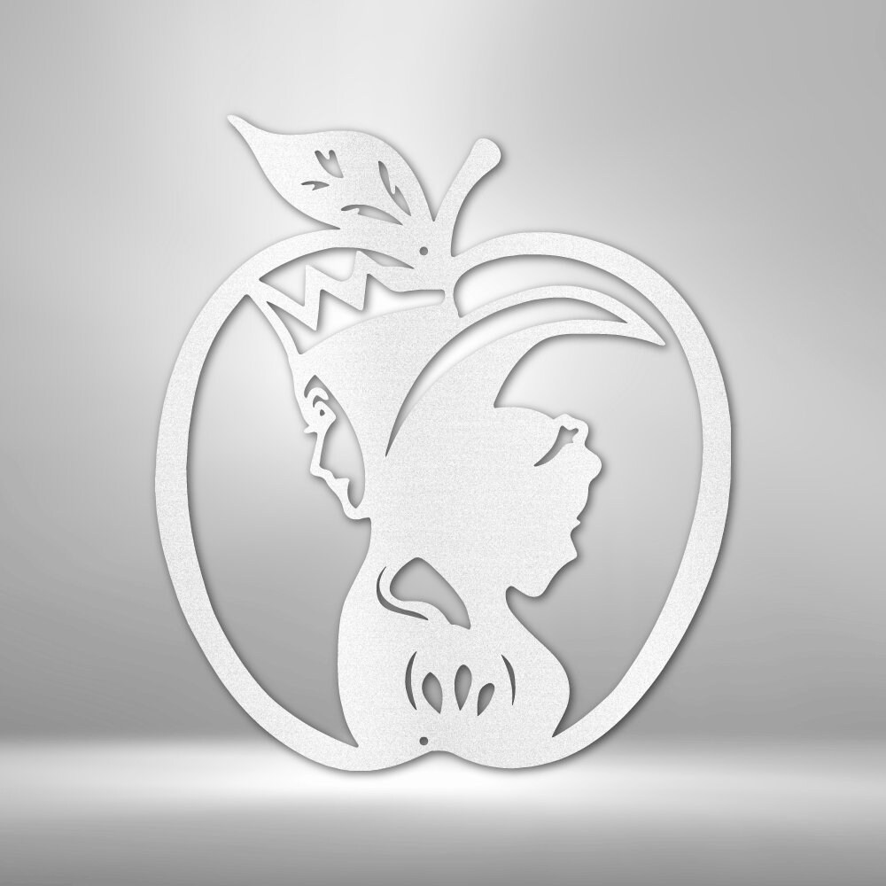 Snow White Witch Poison Apple Metal Sign Poison Apple Sign - Etsy