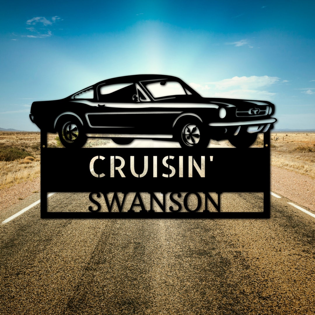 Custom Metal Garage Sign Personalized Metal Car Sign Metal - Etsy