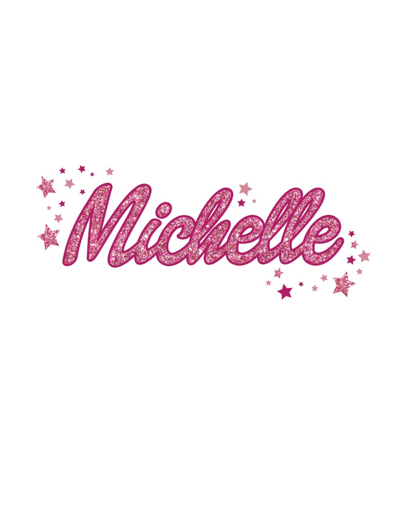 Personalized Barbie Style Name PNG, JPG - Etsy