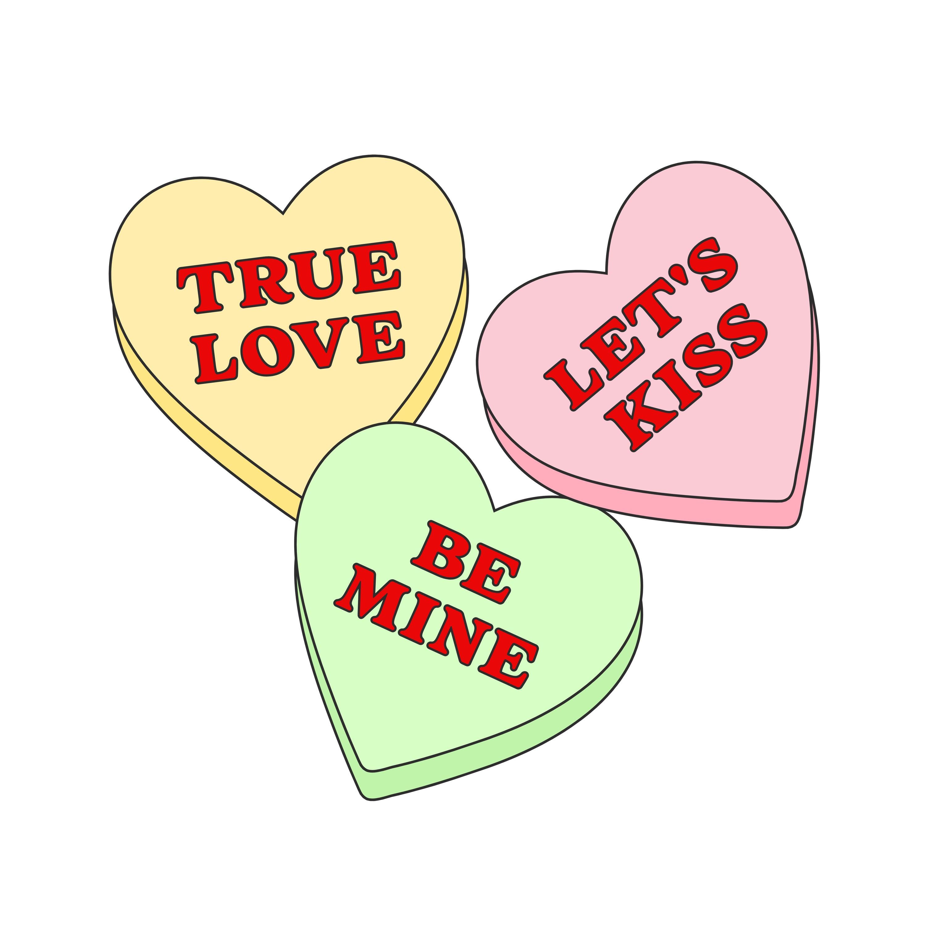 Candy Hearts - Valentines Day | Happy Valentine's Day | Valentine's Day ...
